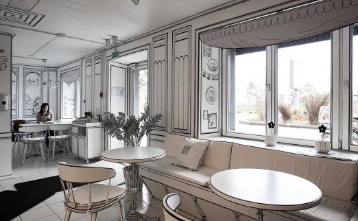 Холодные и горячие напитки, десерты в "Keks Cafe"